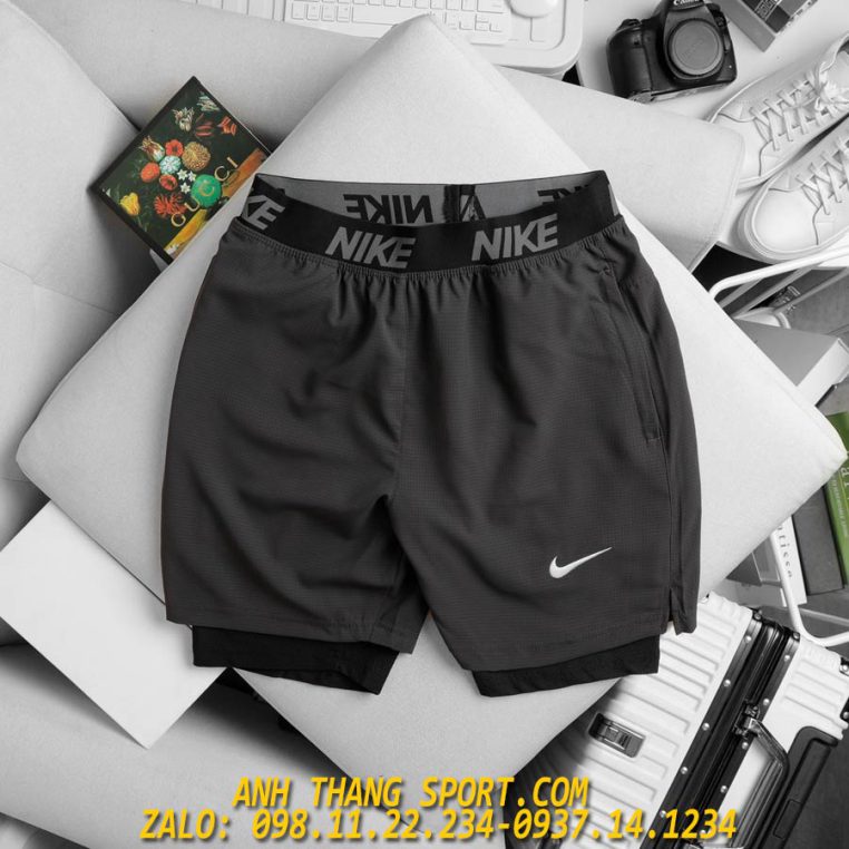Lấy Sỉ Quần Nike 2 lớp Nike Pro Running Vnxk Đẹp Giá Xưởng